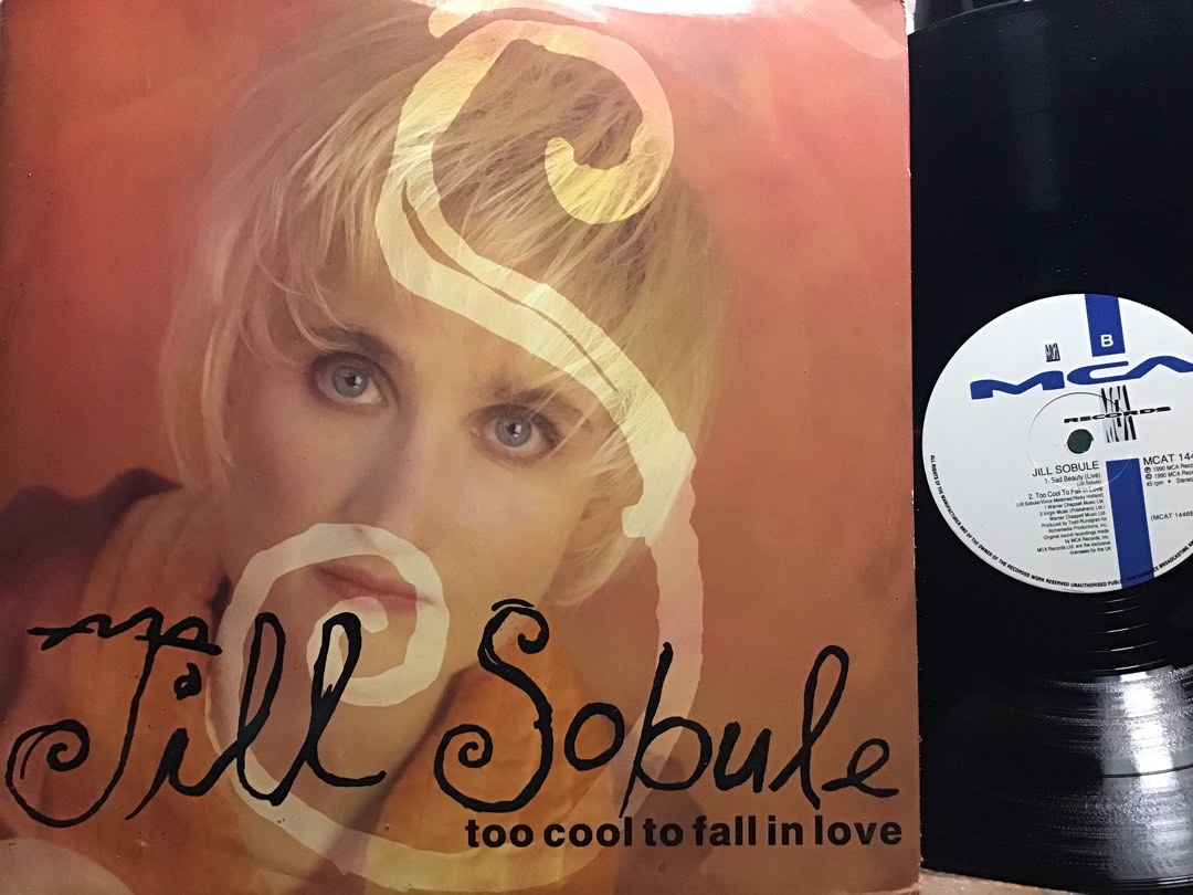 12 INCH Jill Sobule - Too Cool to Fallin Love OOP 12” VINYL RECORD ...