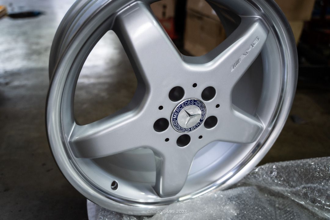 18" Inch Mercedes AMG ST3 Original Monoblock Staggered, Car Accessories ...
