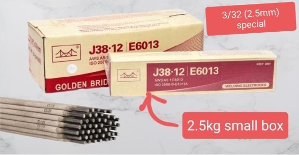 (2.5kg box) Welding Rod 3/32 (2.5mm) Golden Bridge Special Welding Rod ...