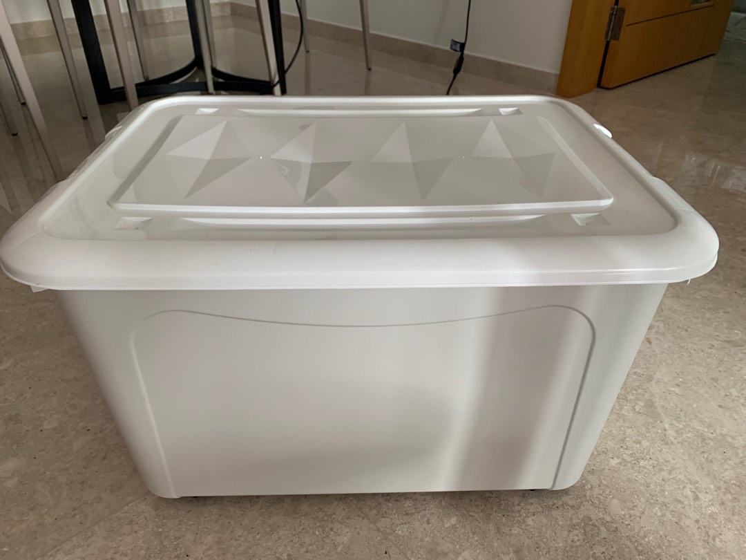 60L large storage container, Furniture & Home Living, Home Improvement ...