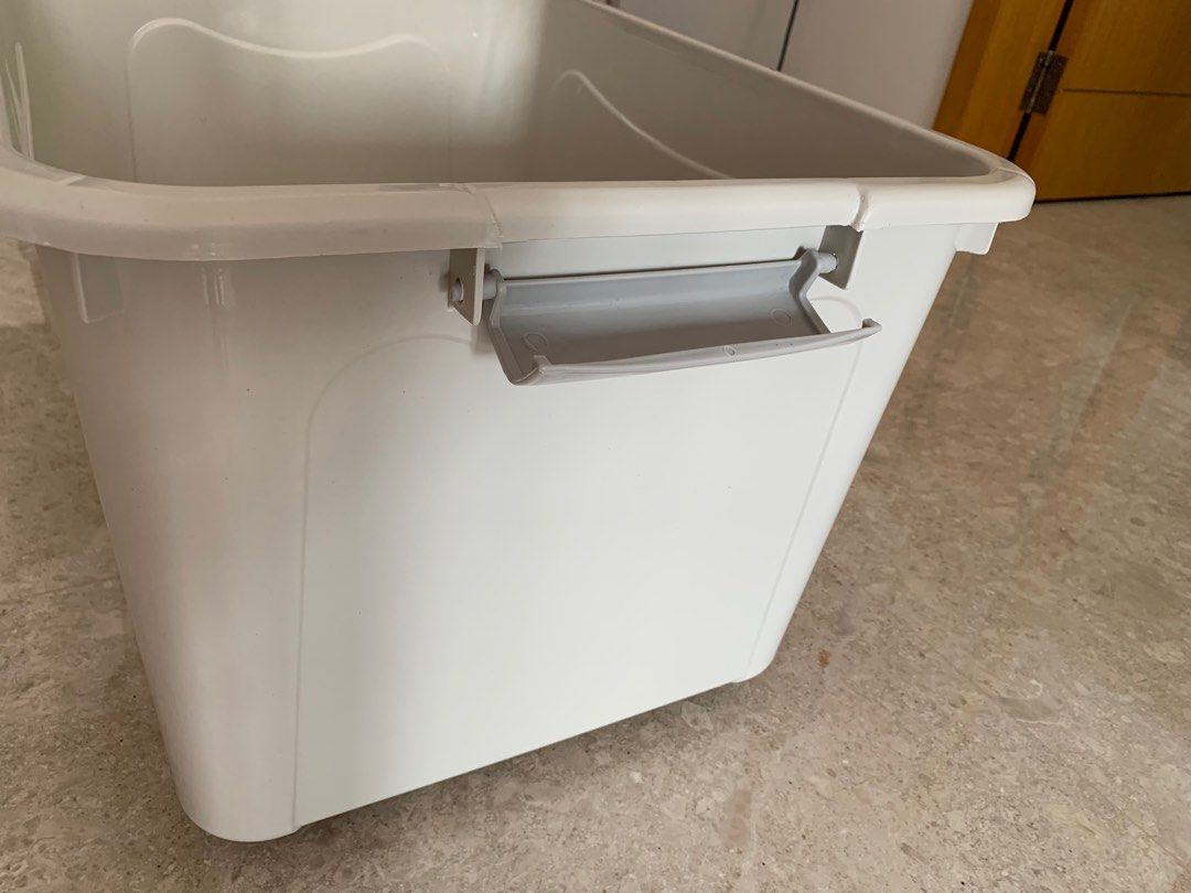 60L large storage container, Furniture & Home Living, Home Improvement ...