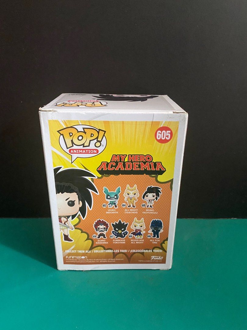 正版 Funko Pop Pop animation 605 My hero academia 我的英雄學院 Momo Yaoyorozu ...