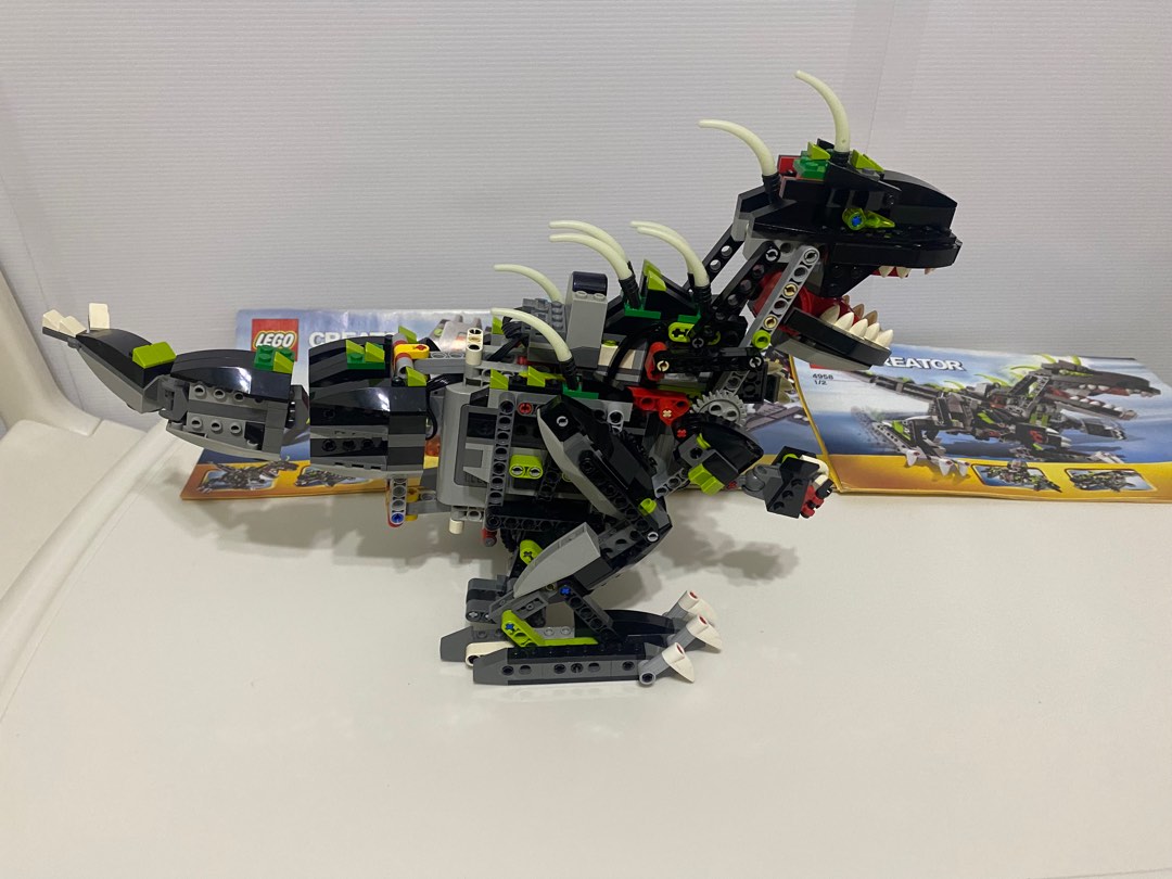 絕版 lego 4958 科技動物系列三合一, 書籍、休閒與玩具, 玩具、公仔、桌遊在旋轉拍賣