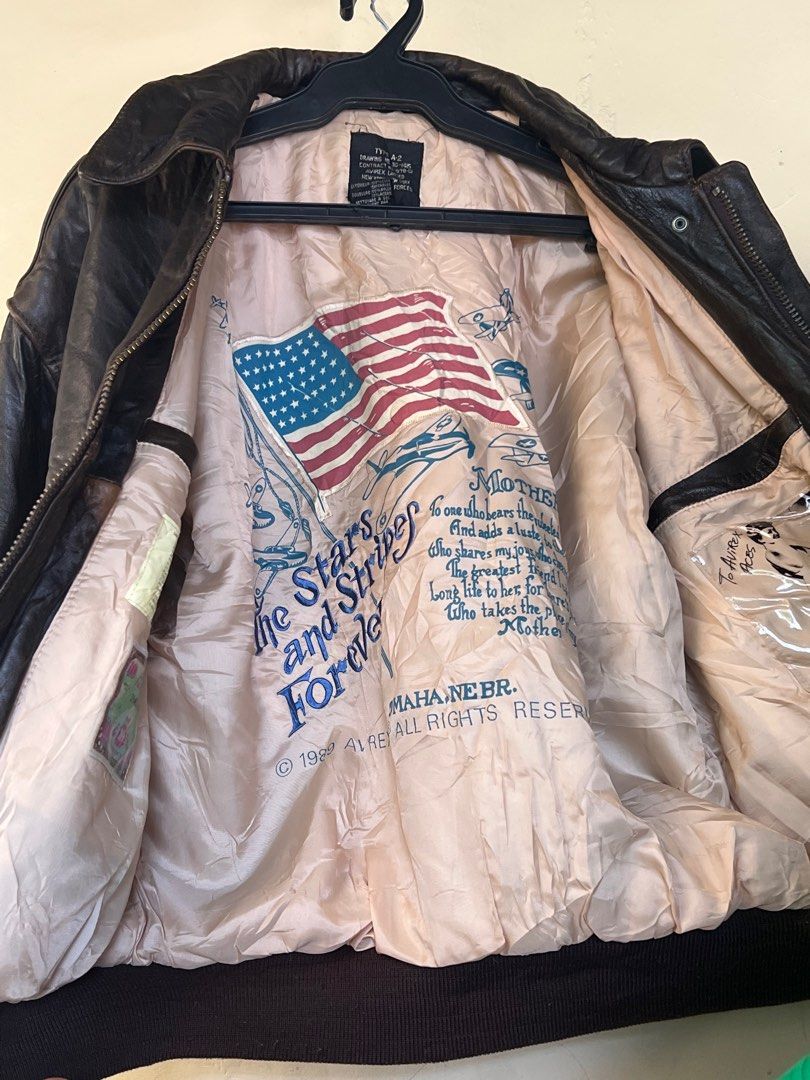 A2 Flight Jacket(Avirex Ltd.), Men's Fashion, Coats, Jackets and ...