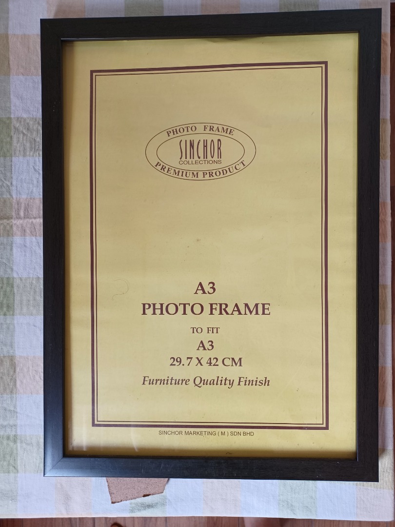 A3 photo frame, Furniture & Home Living, Home Decor, Frames & Pictures ...