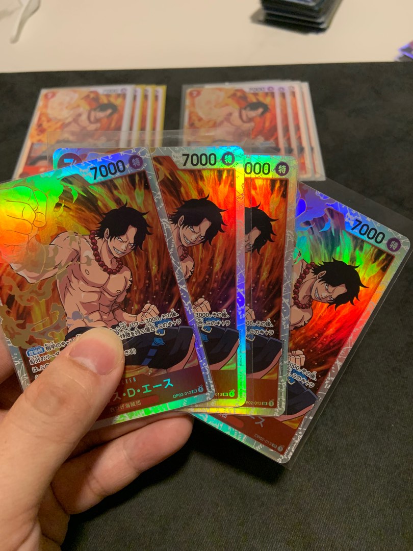 Ace SR One piece card game OP02, Hobbies & Toys, Toys & Games on Carousell