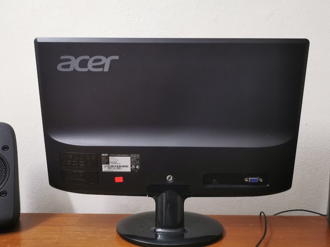 Acer S Hql Cm Widescreen Lcd Monitor Computers Tech Parts Accessories Monitor