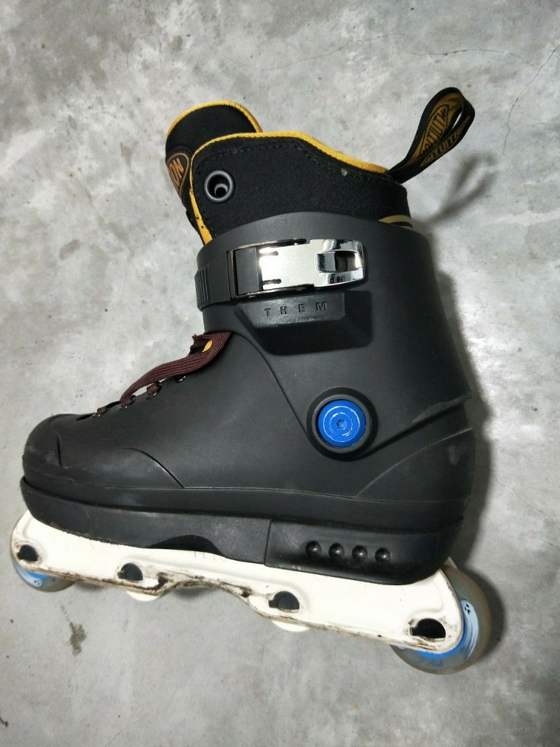 Aggressive Inline Them Skates Complete Set Up Size 7-8, Sports ...