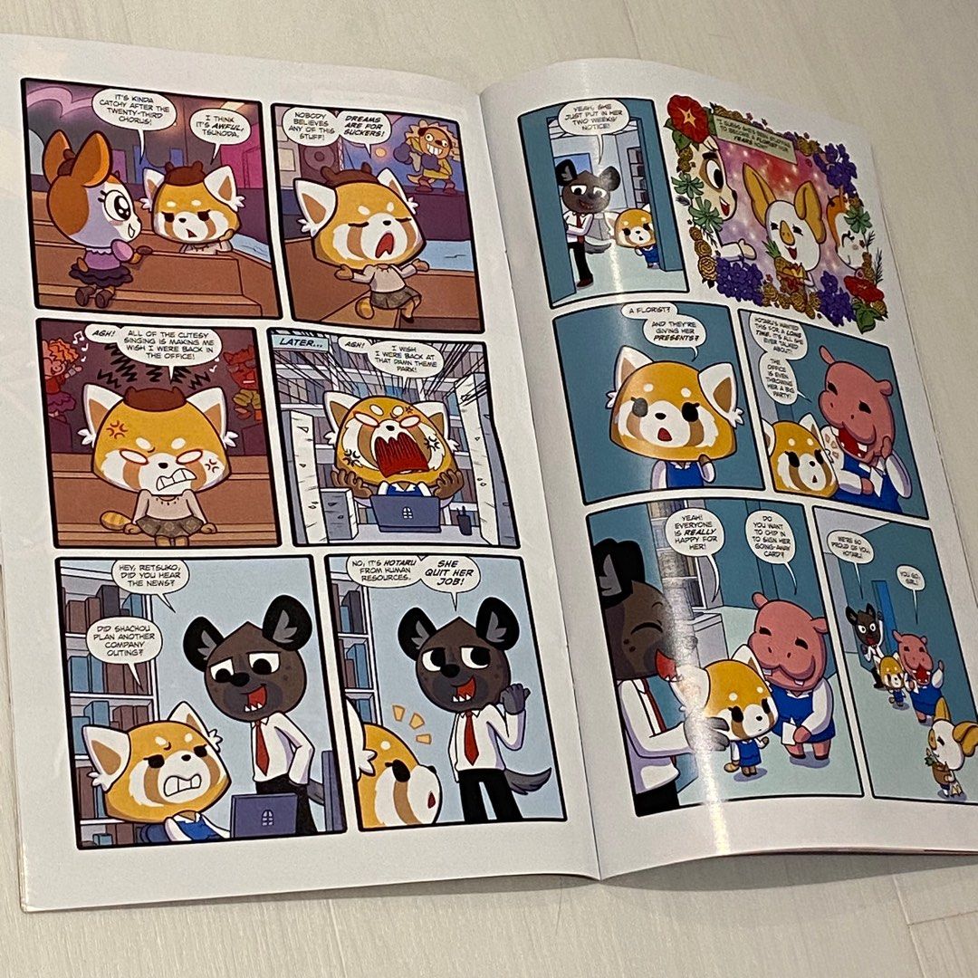 Aggretsuko comic ( out lunch), Hobbies & Toys, Memorabilia ...
