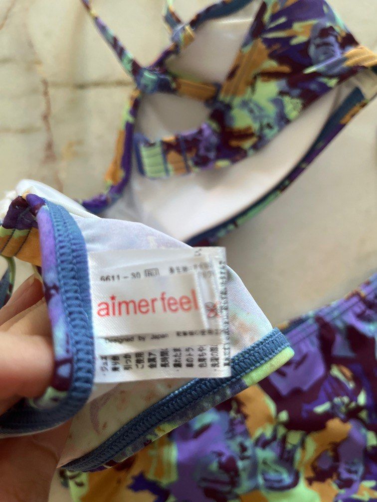 Aimer feel bikini set, Women's Fashion, Swimwear, Bikinis & Swimsuits ...