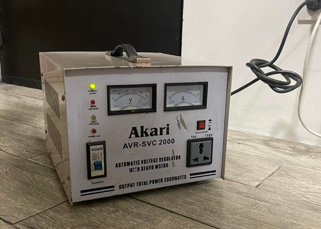 Akari AVR 2000W, TV & Home Appliances, Electrical, Adaptors & Sockets ...