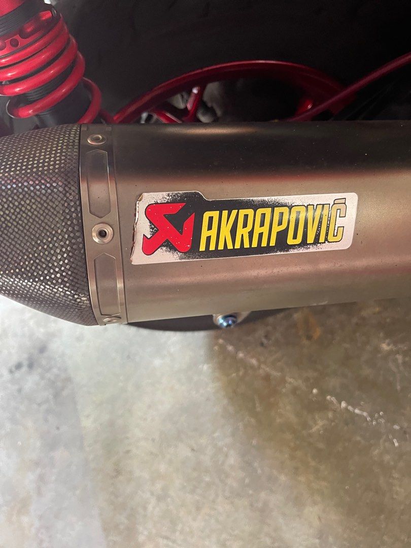 Xmax 300 AKRAPOVIC PIPE, Motorcycles, Motorcycle Accessories on Carousell