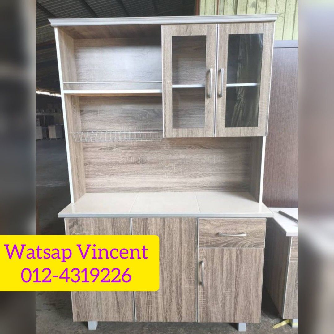 Almari Dapur Pinggan Ansuran Kedai, Furniture & Home Living, Furniture ...