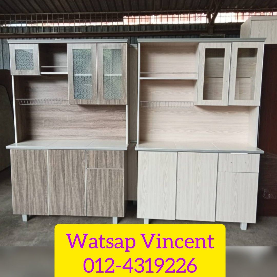 Almari Dapur Pinggan Ansuran Kedai, Furniture & Home Living, Furniture ...