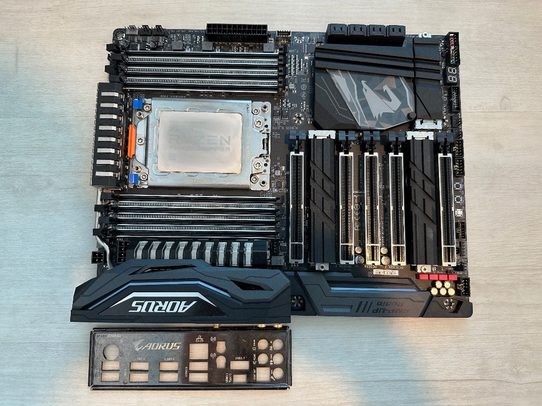 AMD threadripper 1950x with motherboard, Computers & Tech, Parts ...