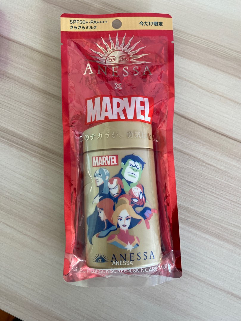 Anessa Perfect UV Sunscreen Milk (Marvel Edition), Beauty & Personal ...