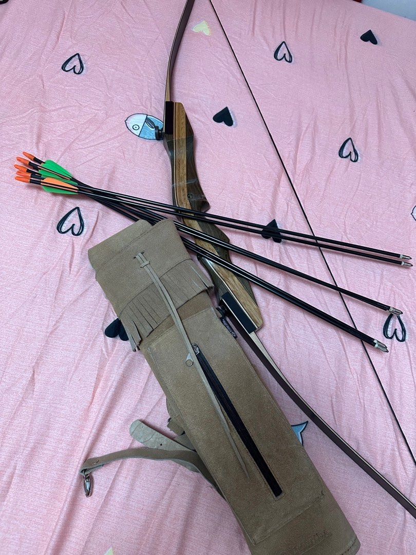 Archery Bow & Arrows Full Set, Sports Equipment, Other Sports Equipment and Supplies on Carousell