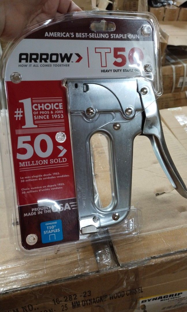 Arrow staple arrow stapler professional heavy duty T50, Hobbies & Toys ...