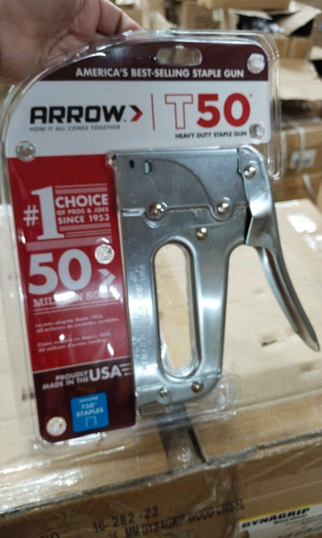 Arrow staple arrow stapler professional heavy duty T50, Hobbies & Toys ...