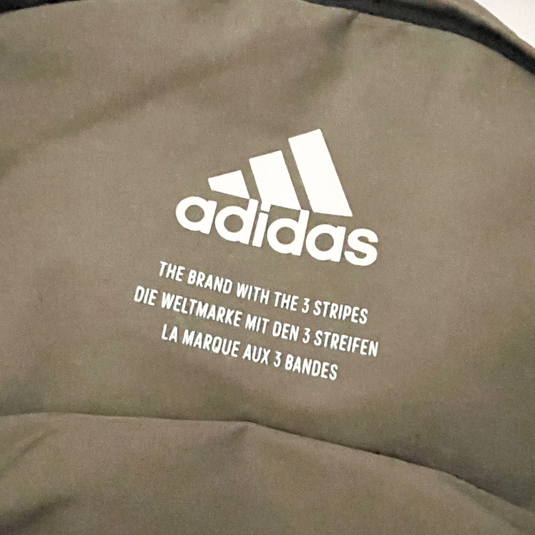 AUTHENTIC LARGE Adidas army green backpack sports bag on Carousell