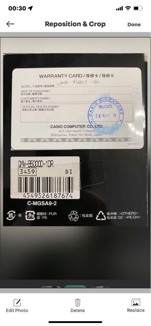 Available Unpolished Casio g-shock steel gmwb-5000D-1dr full metal ...