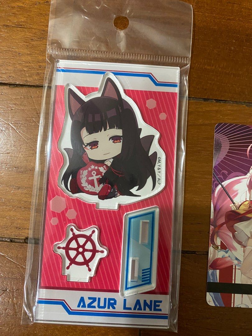 Azur Lane Akagi Gyugyutto Acrylic Stand and Atre x Azur Lane Ikazuchi ...