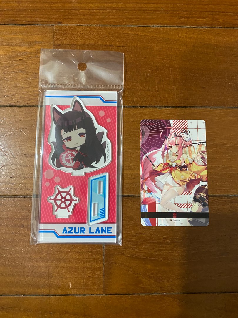 Azur Lane Akagi Gyugyutto Acrylic Stand and Atre x Azur Lane Ikazuchi ...
