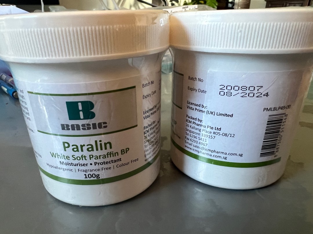 B Basic Paralin White Soft Paraffin BP, Beauty & Personal Care, Bath ...