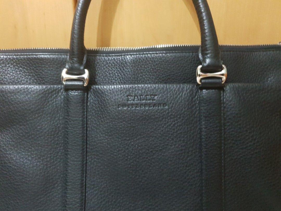 Bally MIGAN leather briefcase/laptop bag, Luxury, Bags & Wallets on ...