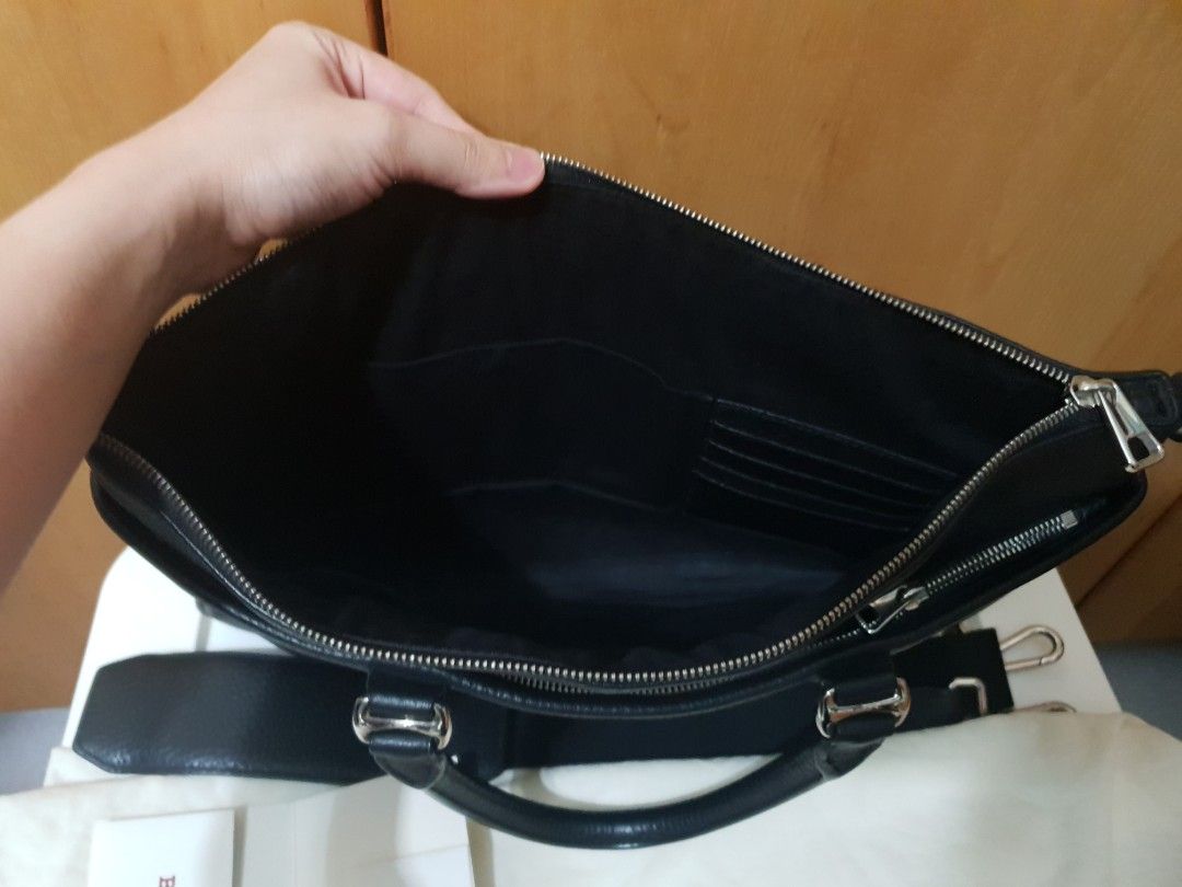 Bally MIGAN leather briefcase/laptop bag, Luxury, Bags & Wallets on ...
