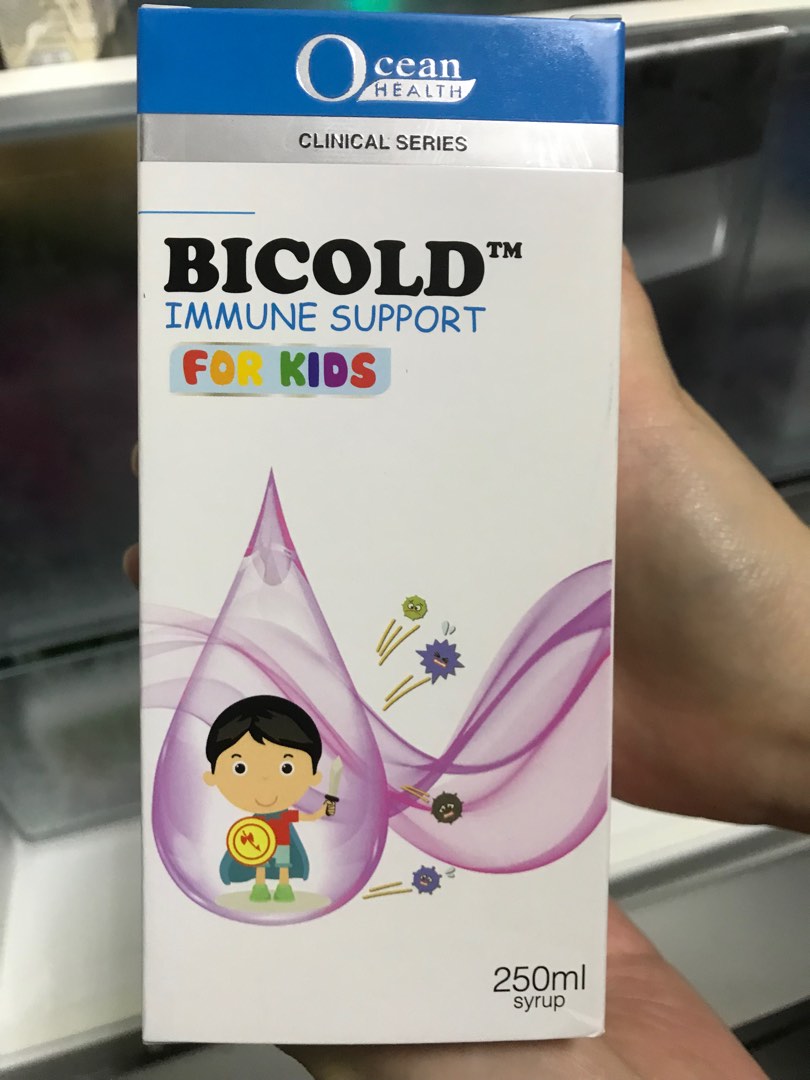 Bicold Immune support for kids 250ml, Health & Nutrition, Health ...