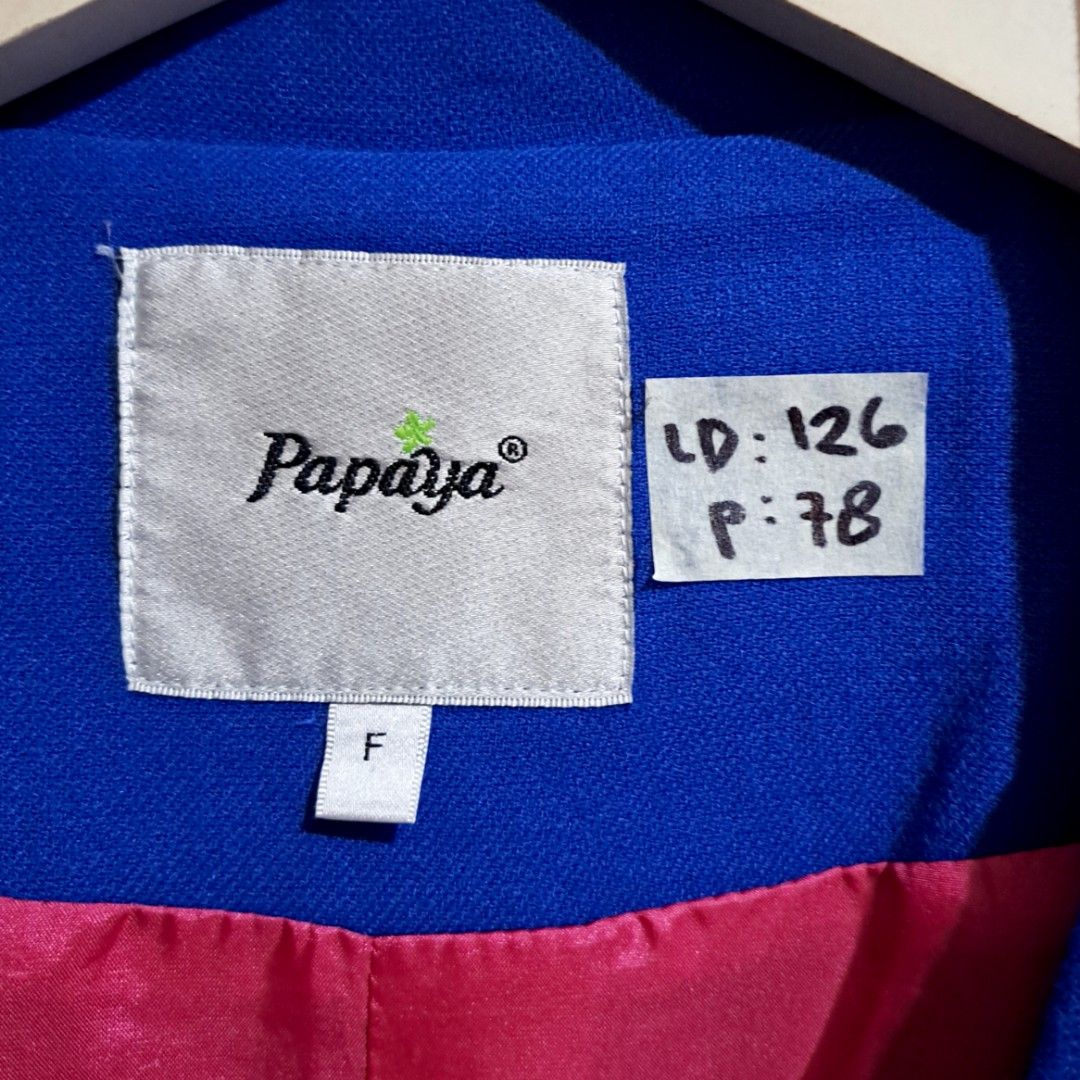 Blazer biru birel / biru bca oversize big size jumbo, Fesyen Wanita ...