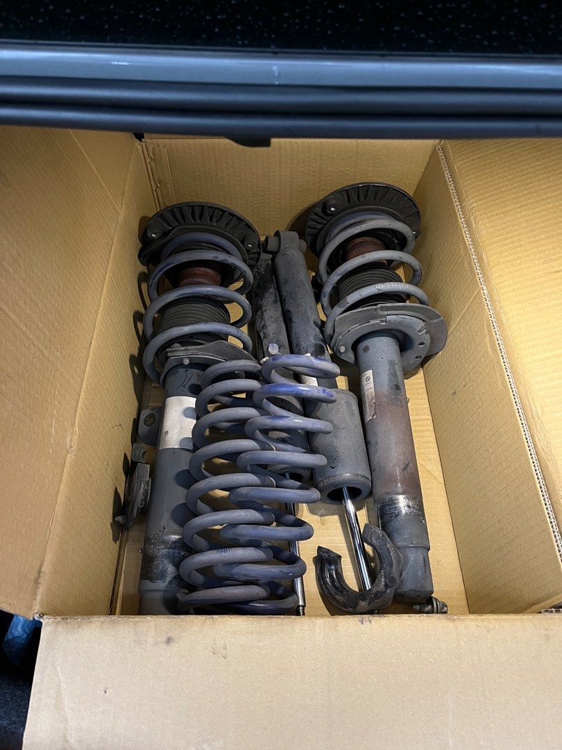 BMW F30 stock absorber H&R lowering springs, Car Accessories ...