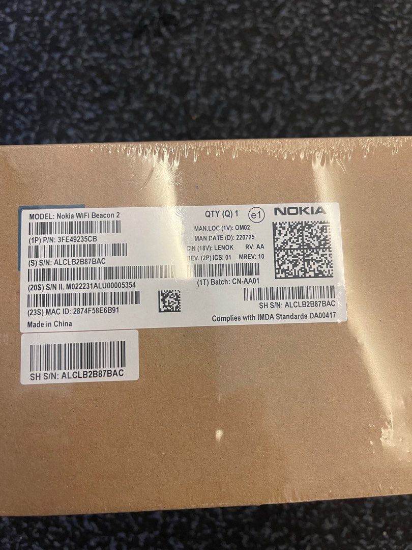 BNIB Nokia Gen 2 Mesh Router, Computers & Tech, Parts & Accessories ...