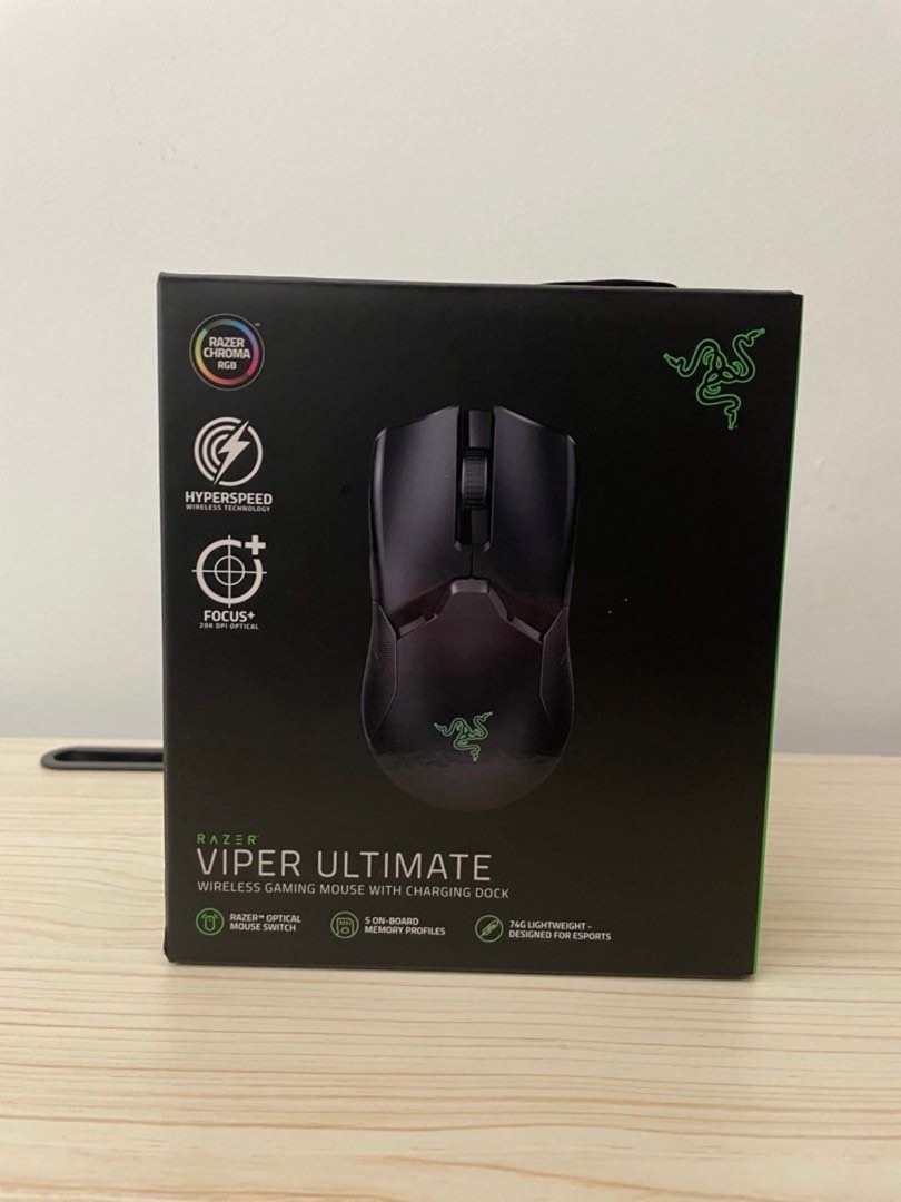 BNIB Razer Viper Ultimate With Dock, Computers & Tech, Parts ...