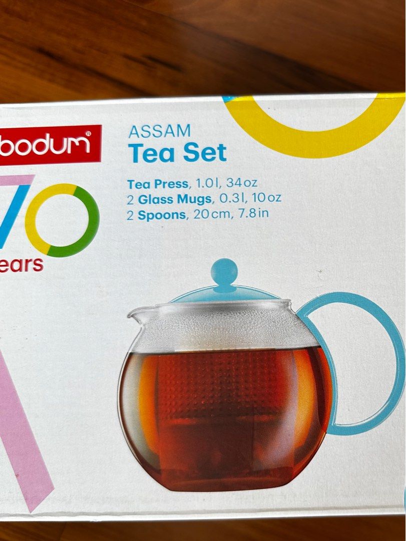 Bodum limited edition Assam tea set tea press with cups, Furniture ...