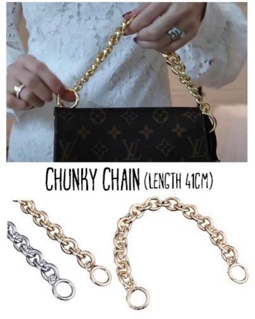 Brand new detachable gold chain for bag, Luxury, Bags & Wallets on ...