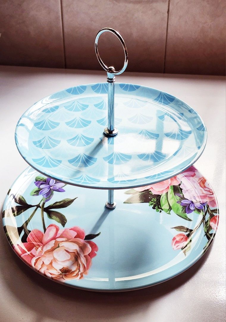 Brand New High Tea Tier Tray $10, Furniture & Home Living, Kitchenware ...