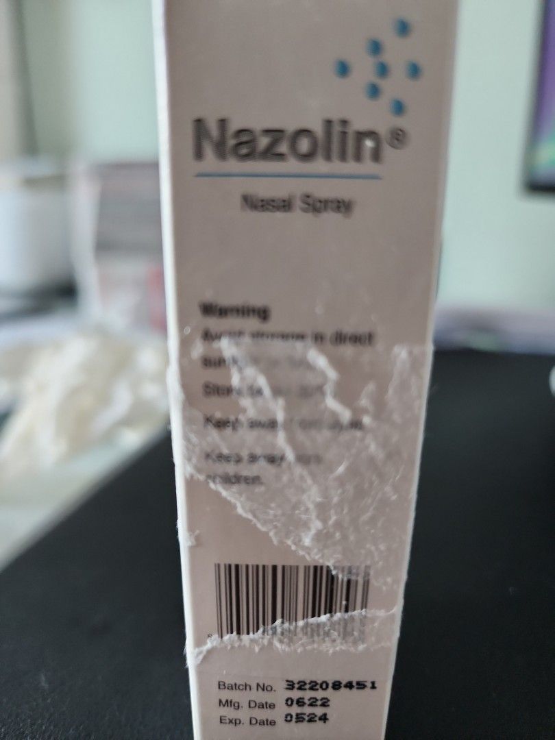 Brand new sealed Nazolin nasal spray 0.05% Exp 05/2024, Health ...