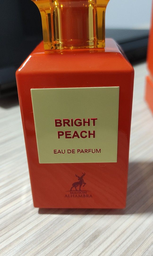 Bright Peach Eau De Parfum 80ml by Maison Alhambra, Beauty & Personal ...