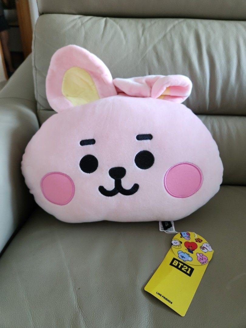 BT21 Cooky Baby Head Plushie, Hobbies & Toys, Memorabilia & Collectibles, K-Wave on Carousell
