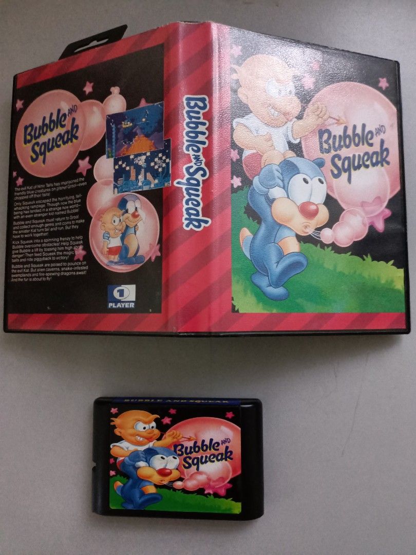 Bubble Squeak Sega Mega Drive, Video Gaming, Video Games, Others on ...