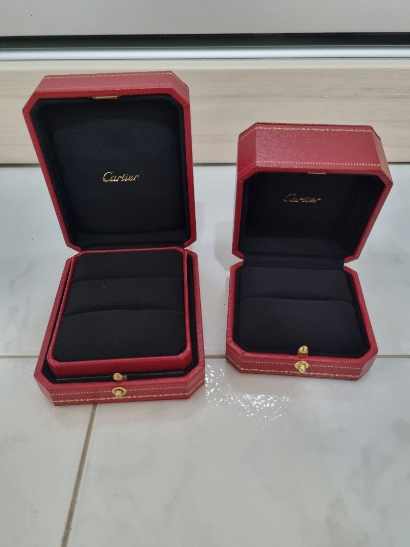 Cartier ring pouch and box, Luxury, Accessories on Carousell