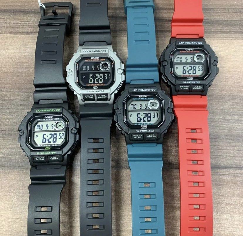 Casio Illuminator WS-1400H-1A Digital Quartz Sports Gear WS1400H-1A ...
