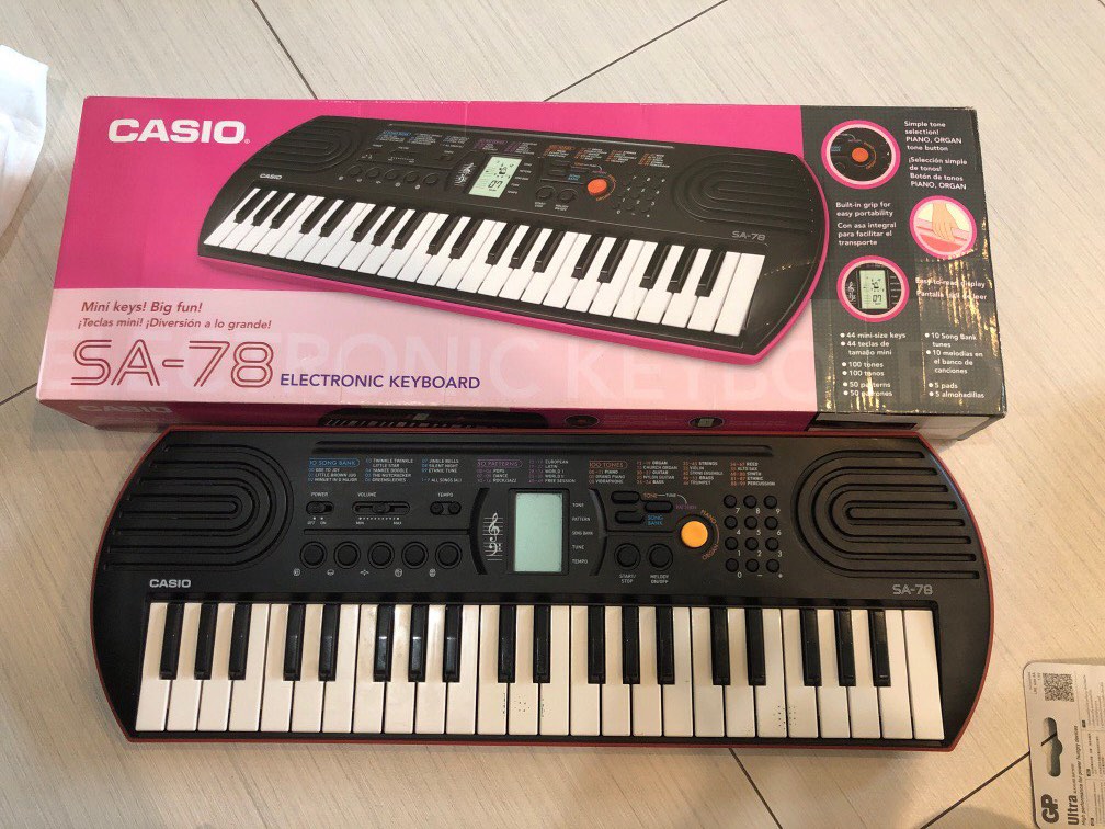 Casio SA78, Hobbies & Toys, Music & Media, Musical Instruments on Carousell