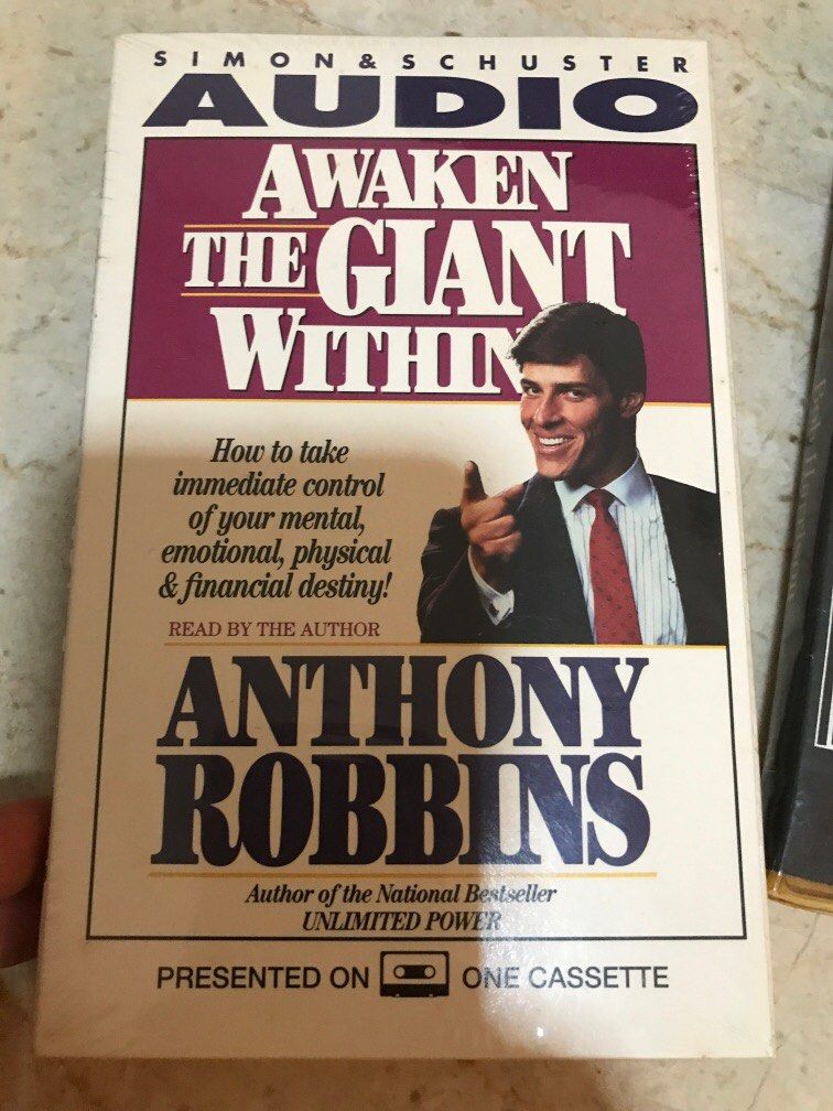 Blank Cassette tapes/ awaken the giant within by Anthony Robbins ...