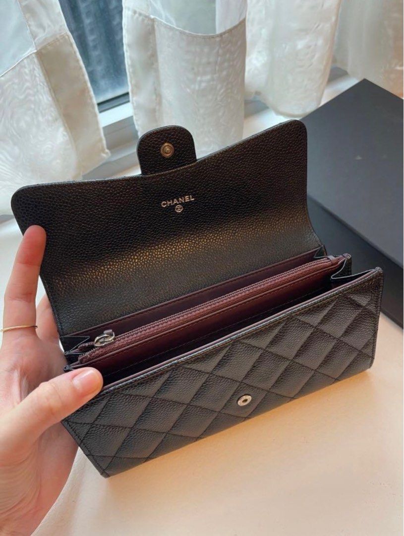 Chanel Classic Long Flap Wallet Caviar, Women's Fashion, Bags & Wallets ...