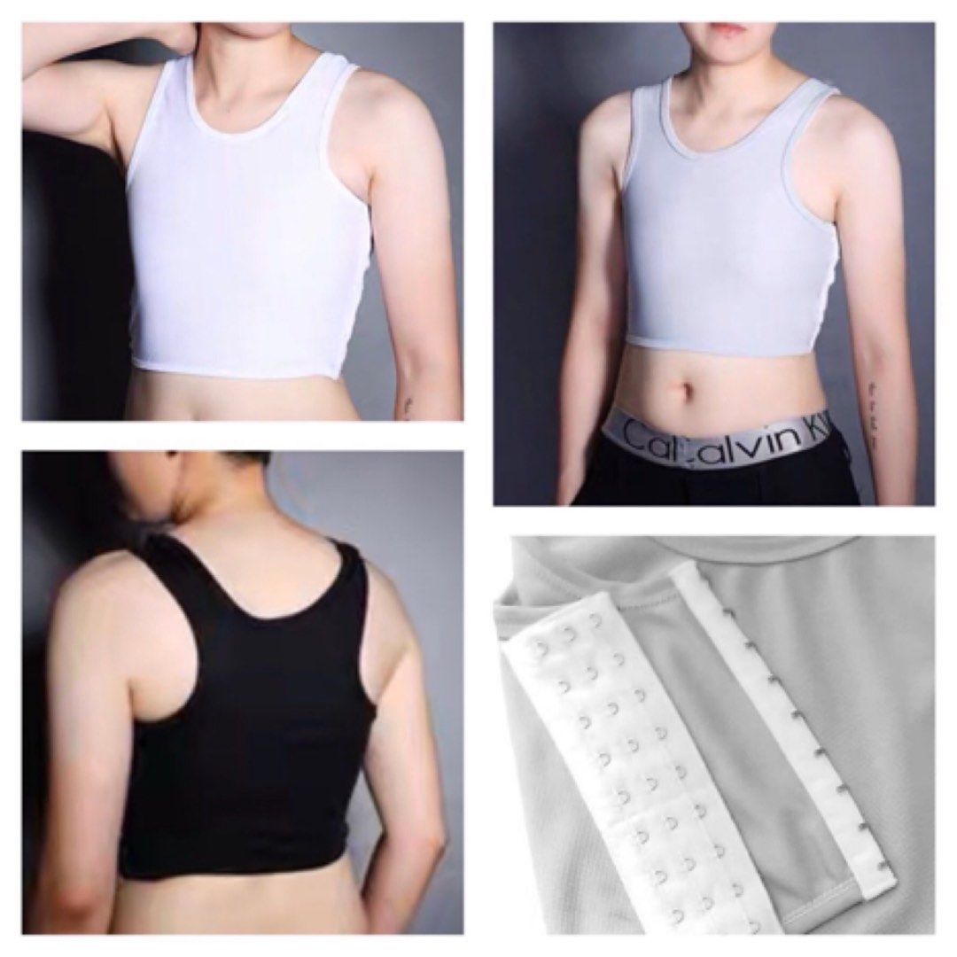 Chest Binder ( Hook ), Health & Nutrition, Braces, Support & Protection ...