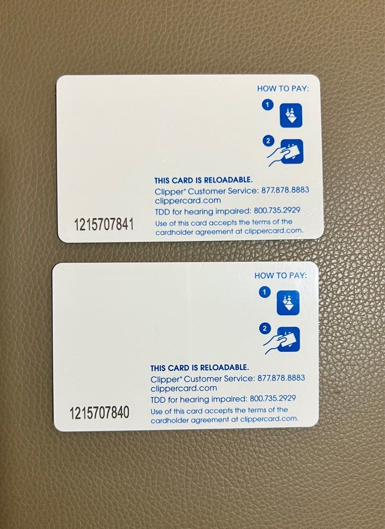 Clipper card for San Francisco public transportation, Tickets ...