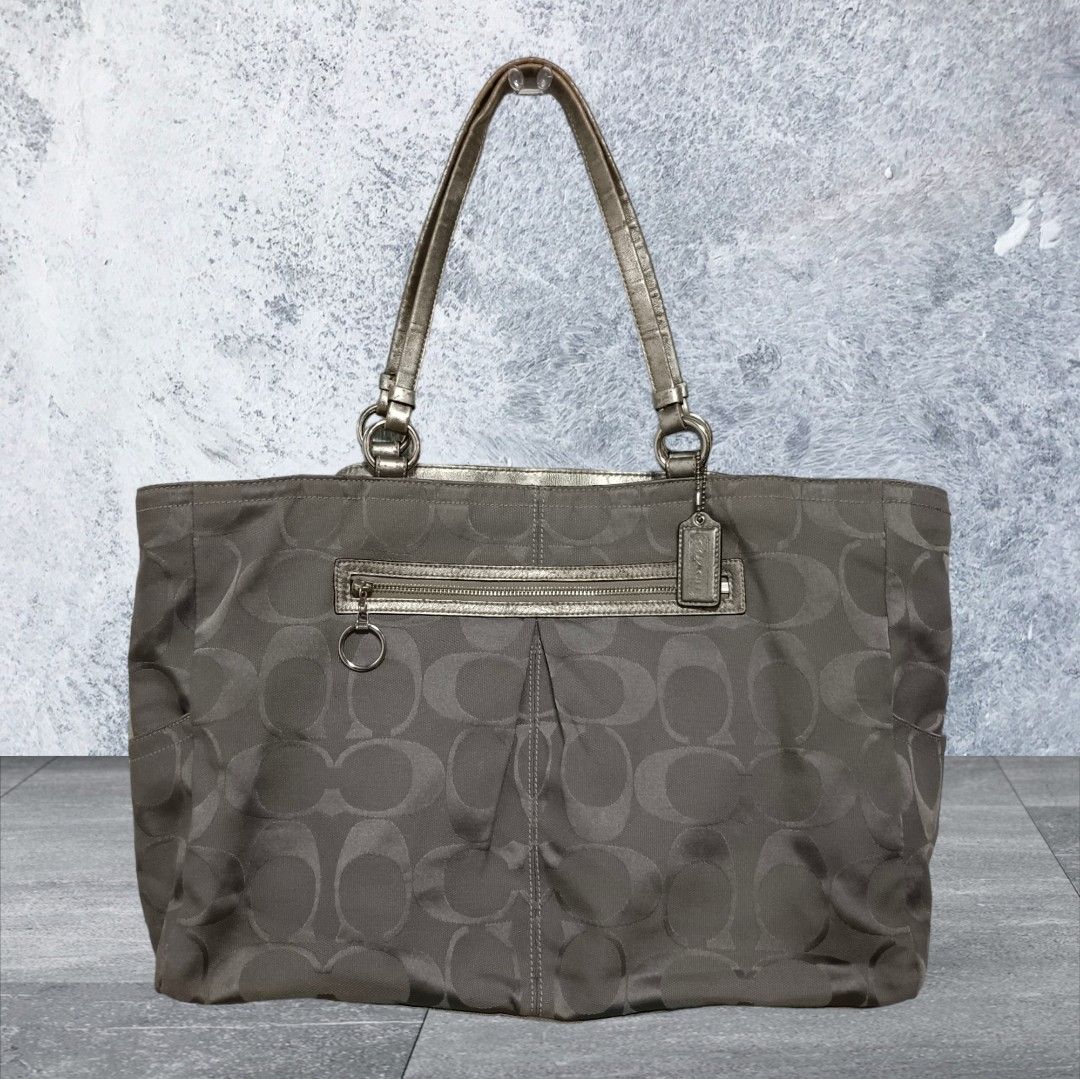 Coach Gabby Signature Carryall Shopper Tote Bag, Luxury, Bags & Wallets ...